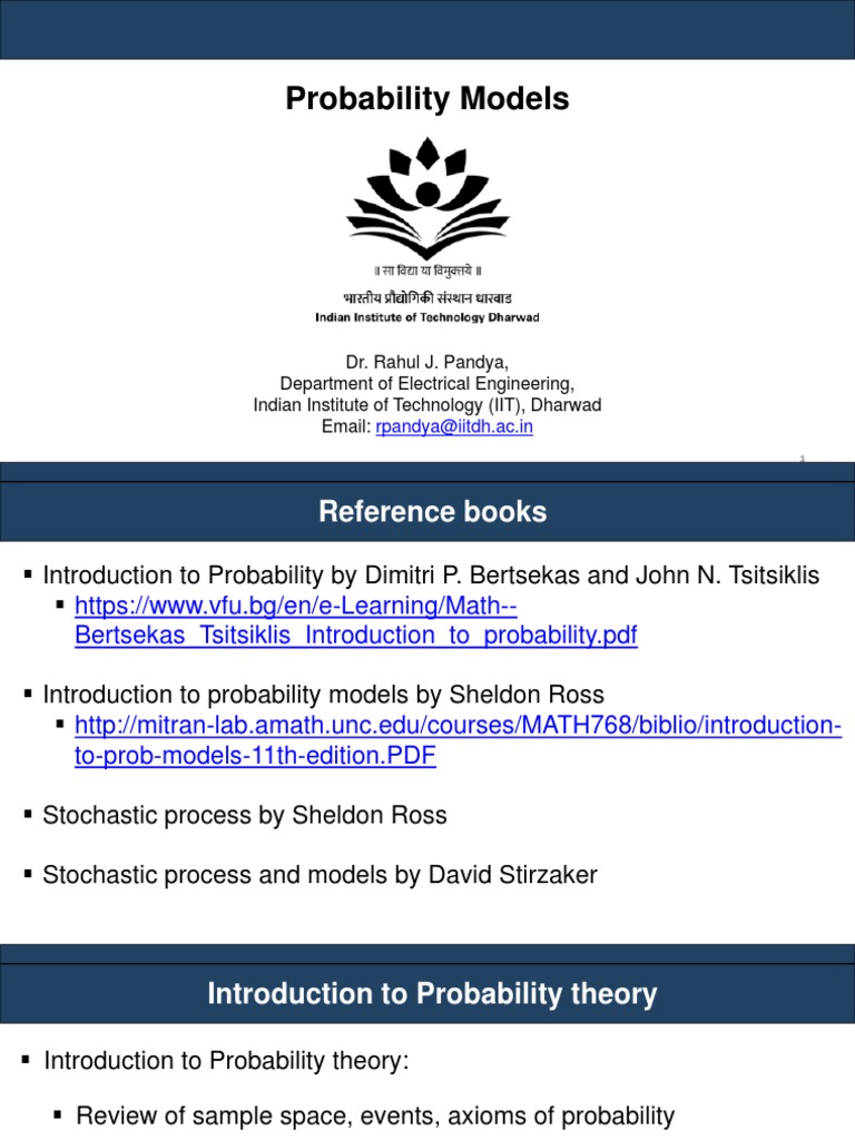 Introduction to Probability Overview | PDF | Set (Mathematics ...