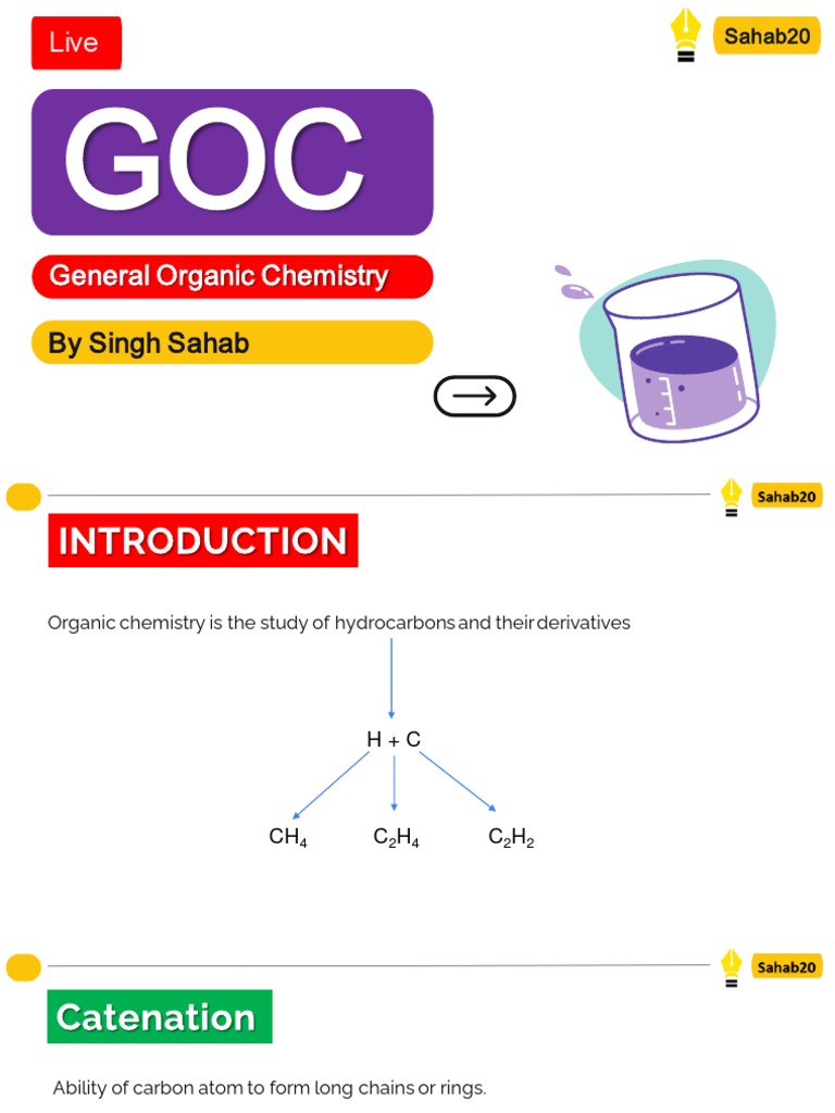 GOC Notes | PDF | Aromaticity | Chemical Bond