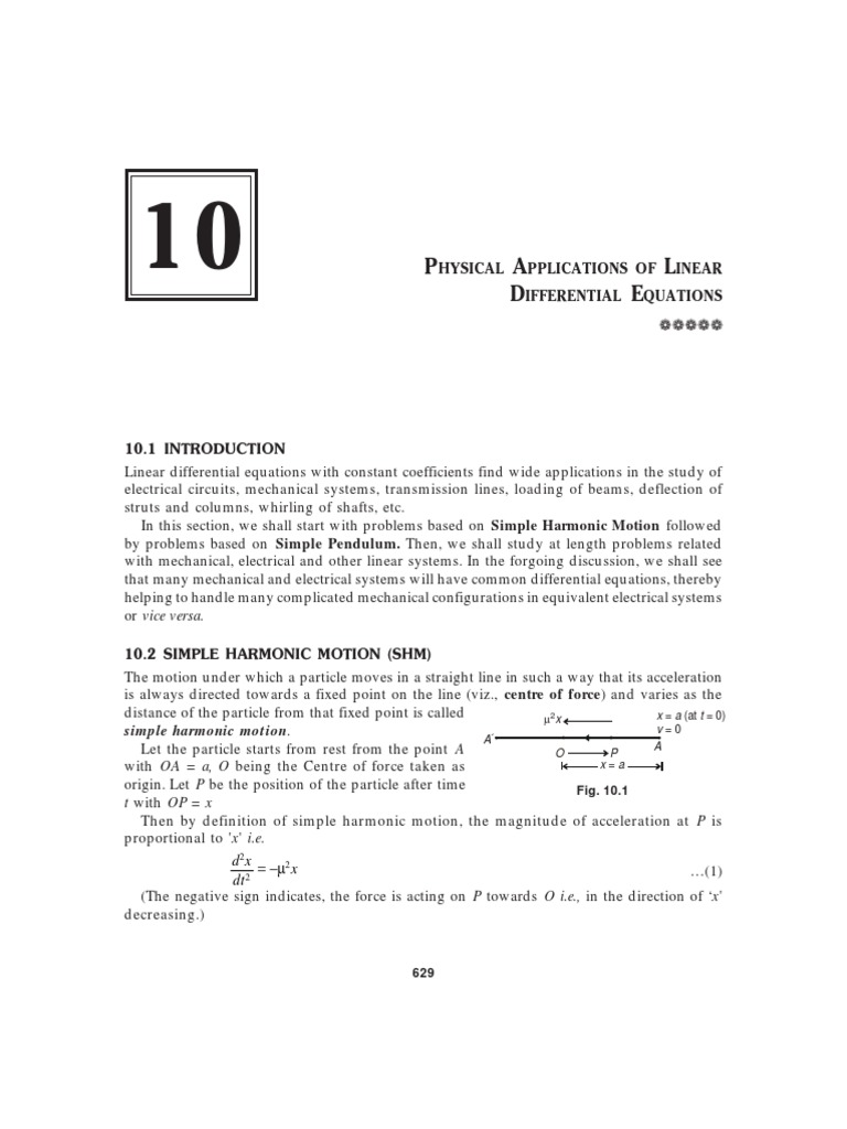 Pde Equations | PDF | Oscillation | Force