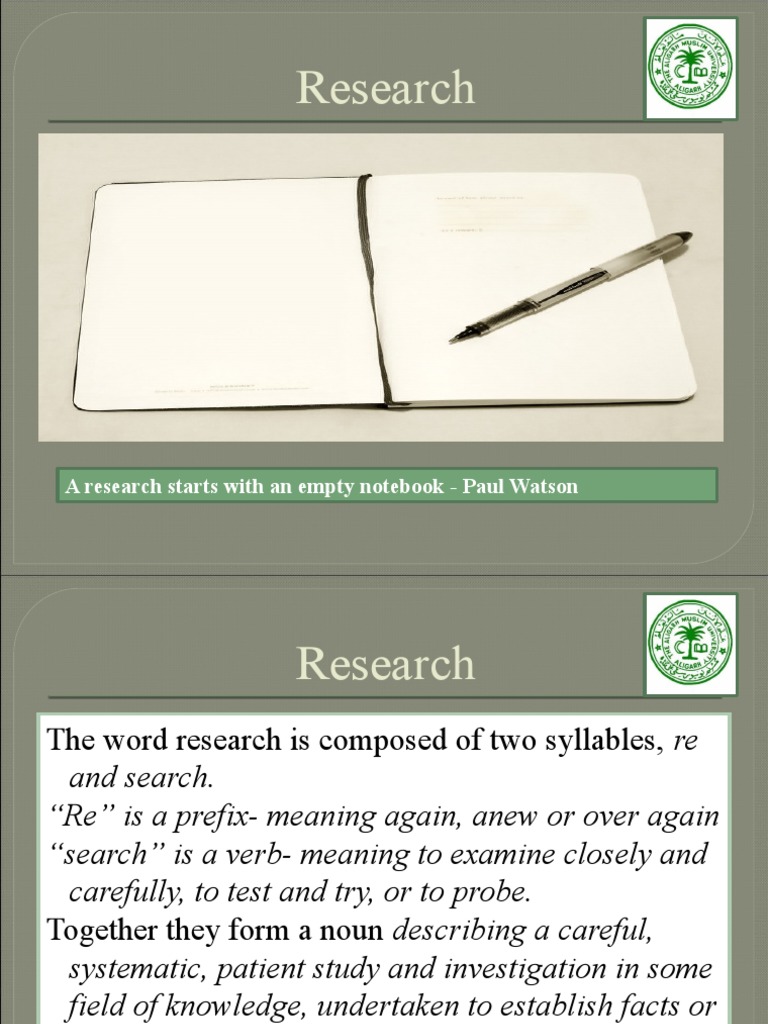 M 1 research method versus research methodology | PDF | Methodology ...