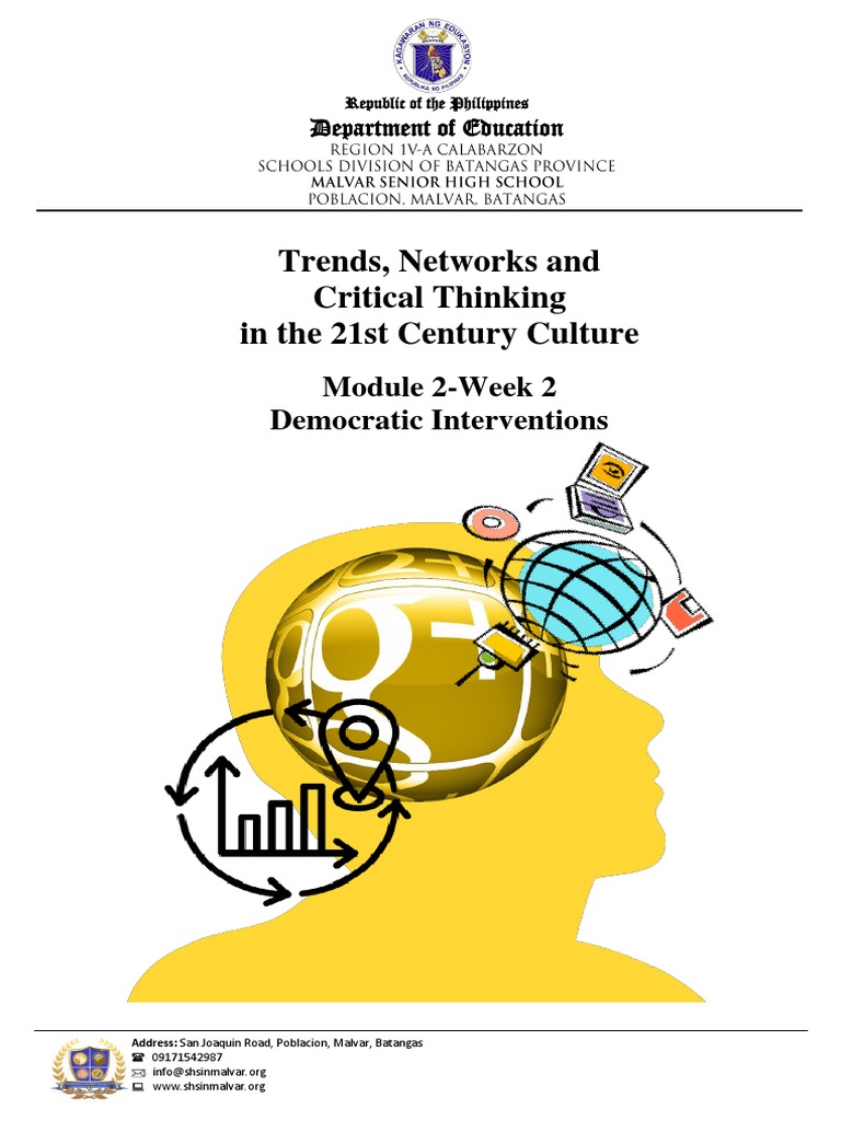 TNCT Q4 - Module-2 Wk-2 DEMOCRATIC-INTERVENTIONS | PDF | Democracy ...