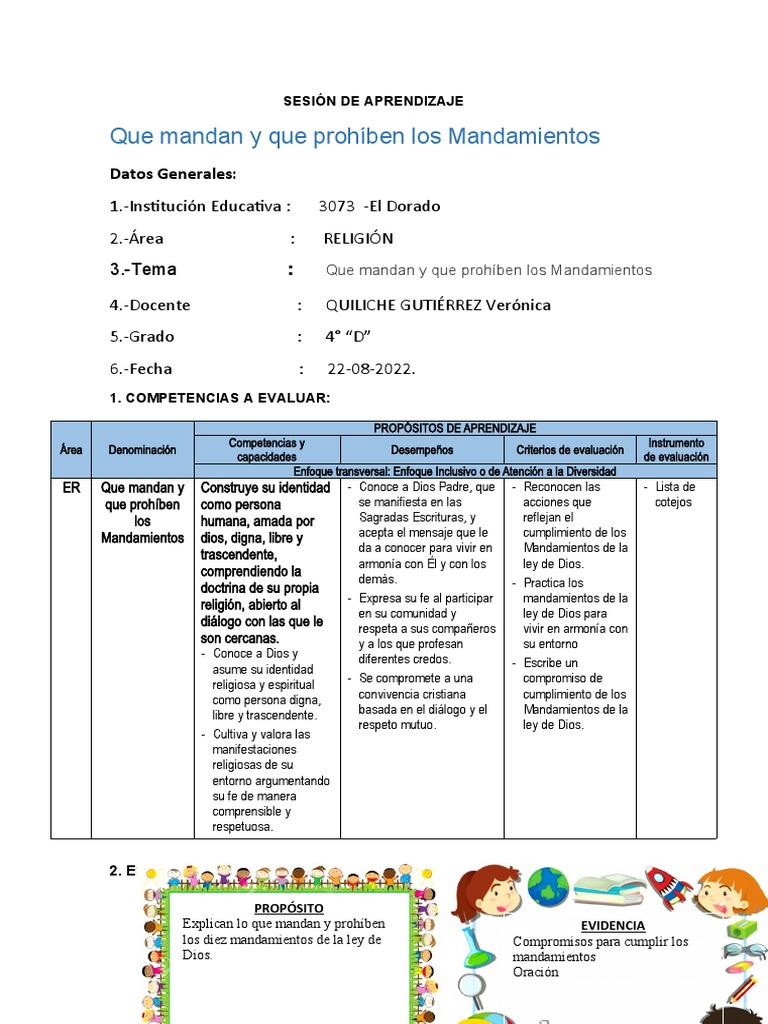 Los Mandamientos | PDF | Diez Mandamientos | Dios