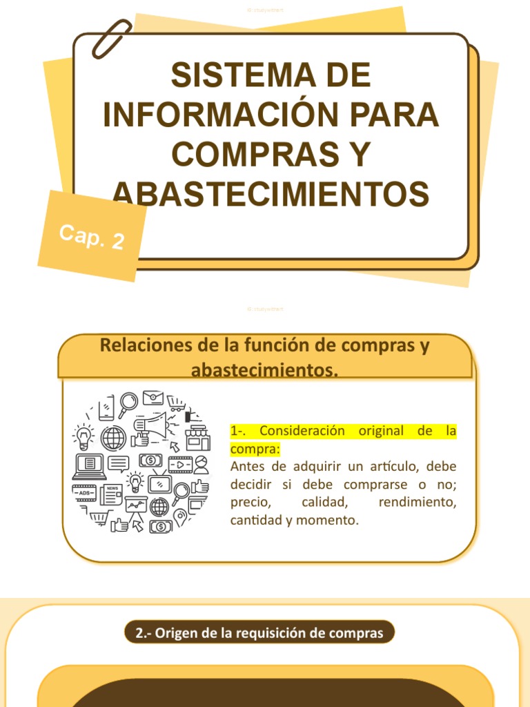 Sistema de Informaacion para Compras y Abastecimientos | PDF | Planificación | Inventario