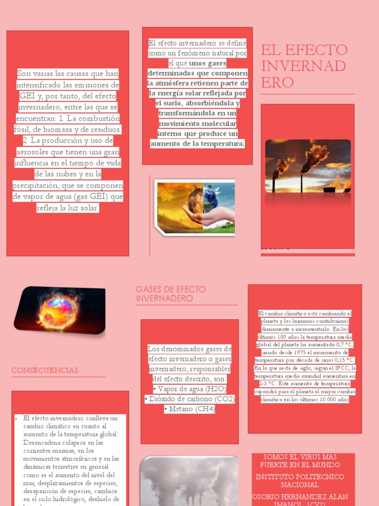 Triptico GAS INVERNADERO | PDF | Gases de efecto invernadero | Física ... Triptico GAS INVERNADERO | PDF | Gases de efecto invernadero | Física ...