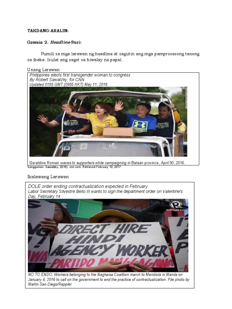 Takdang Aralin AP | PDF