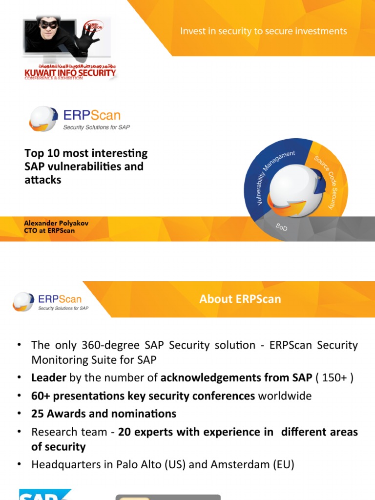 SAP Vulnerabilies SCAN | PDF | Encryption | Security