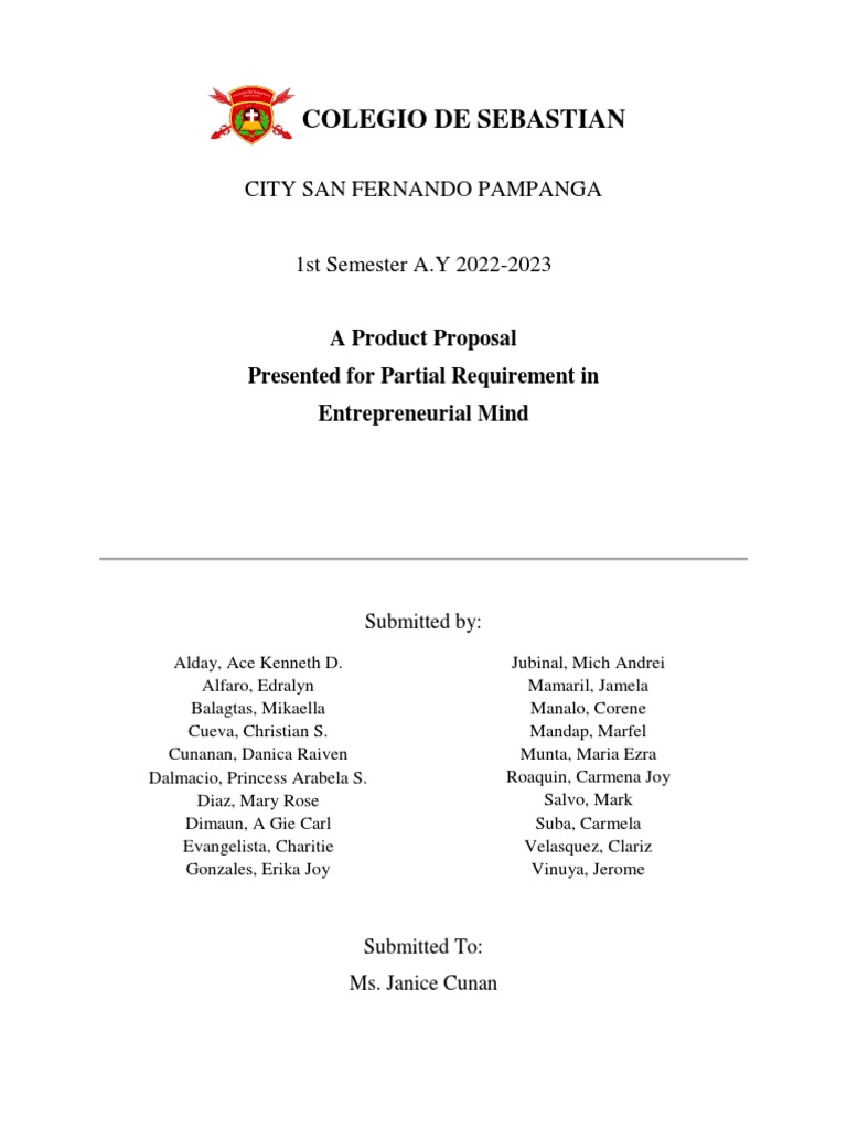 Entrep - Product Proposal | PDF | Candle | Baking