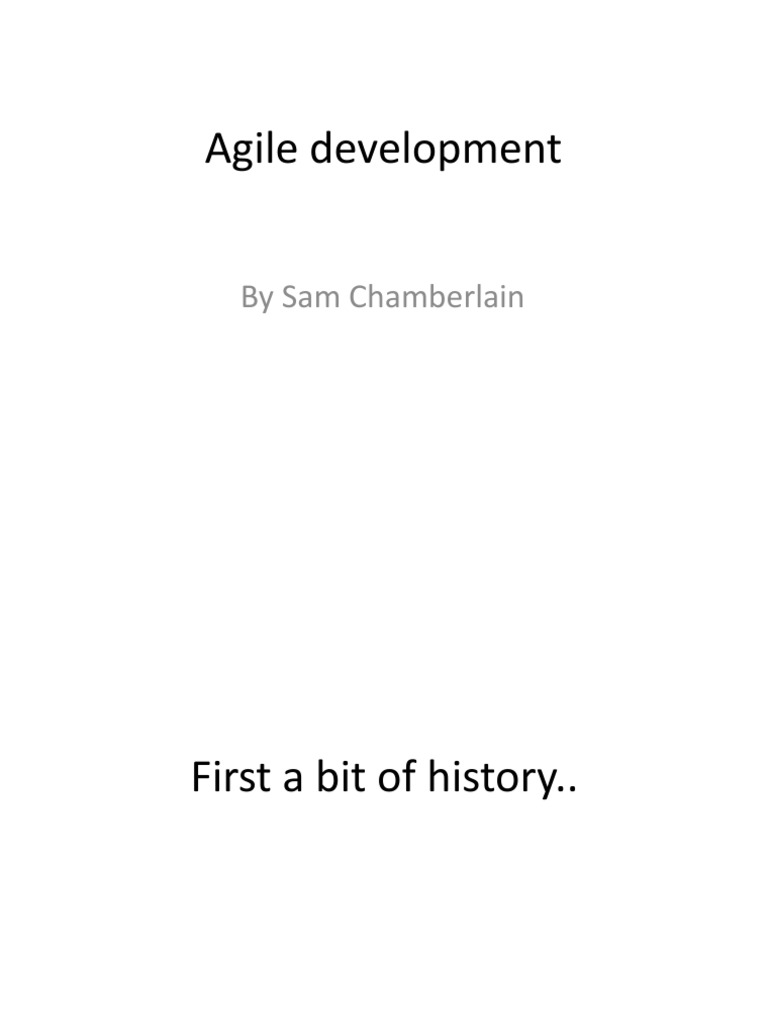Agile | PDF | Scrum (Software Development) | Agile Software Development