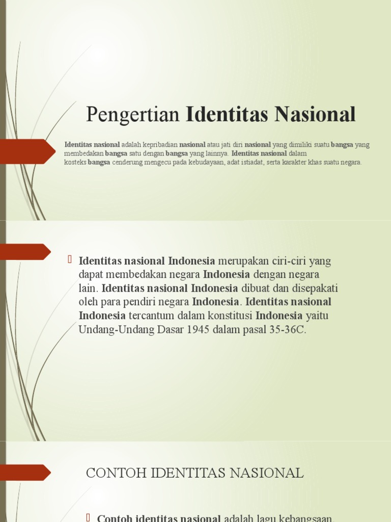 Identitas Nasional PDF | PDF