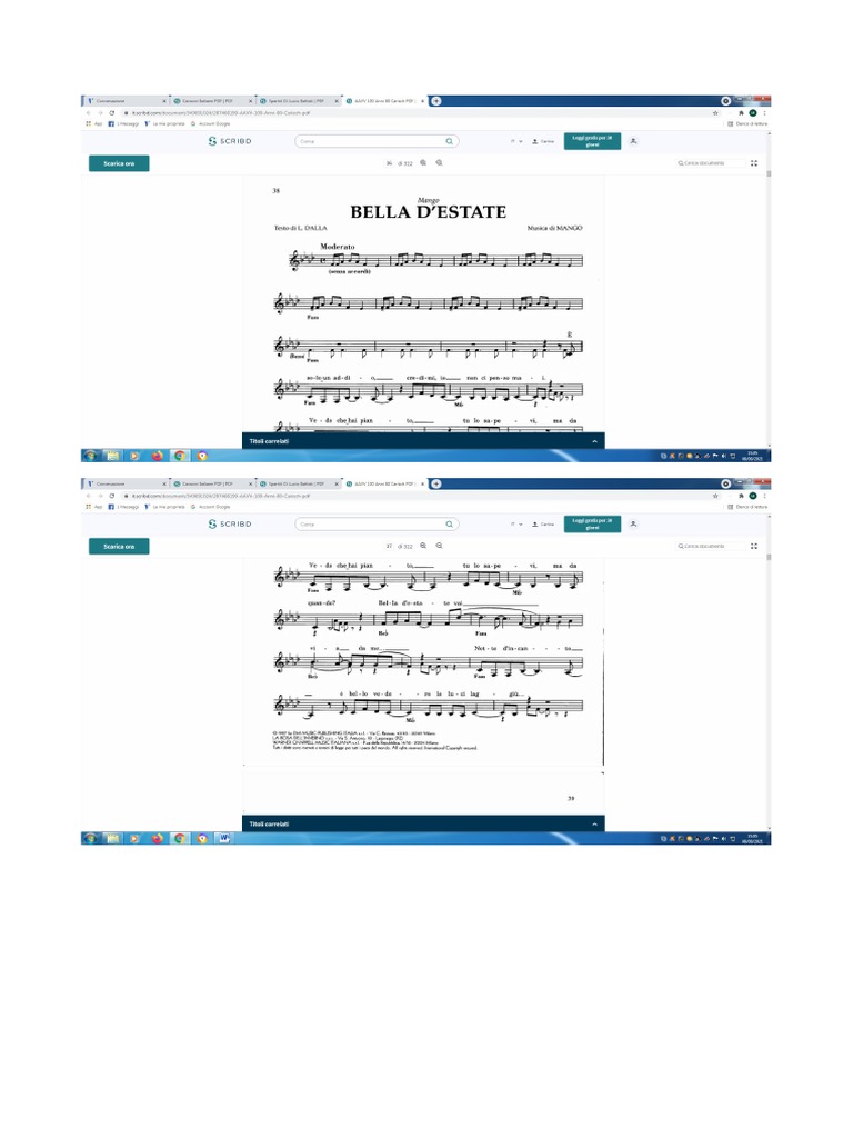 Bella D'estate | PDF