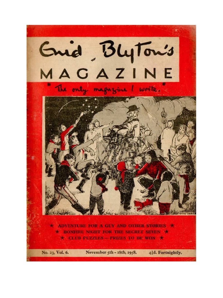 Blyton Enid Uk Magazine 1958 No 23 Vol 6 November 5th - 18th 1958 | PDF
