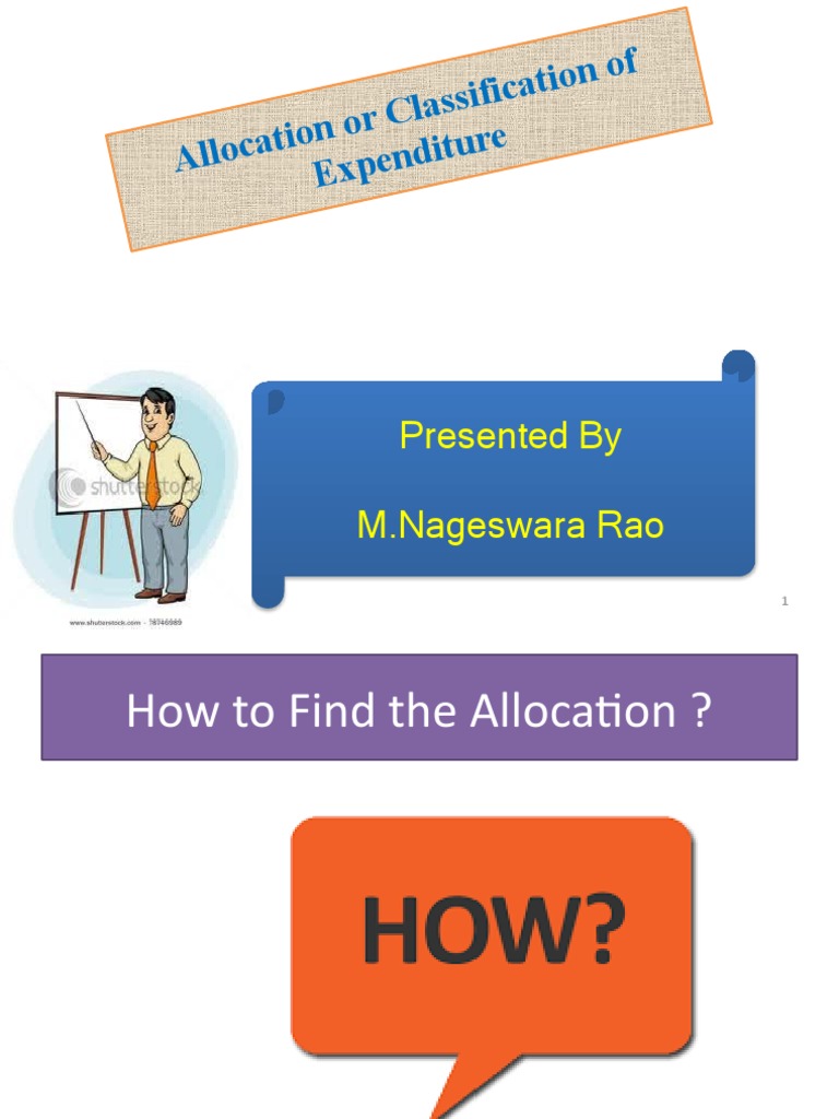 INDIAN RAILWAYS - Allocation or Classification of Expenditure | PDF ...