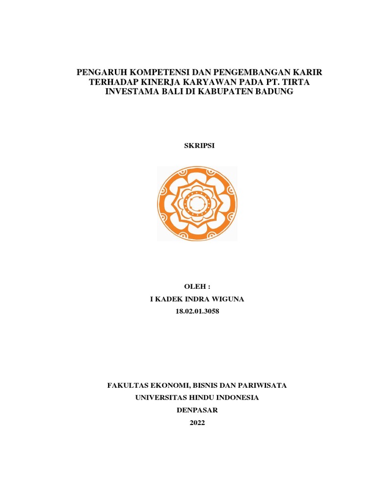 Revisi Skripsi Indra | PDF