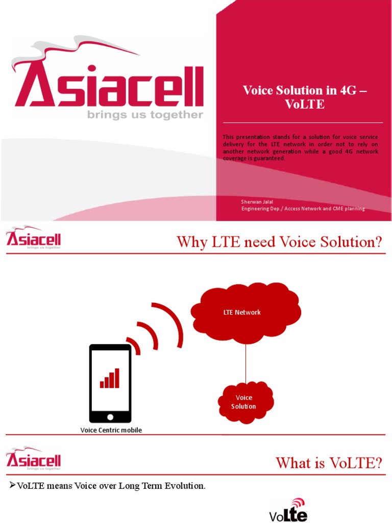 VoLTE: Enhancing 4G Voice Services | PDF | Lte (Telecommunication) | 4 G