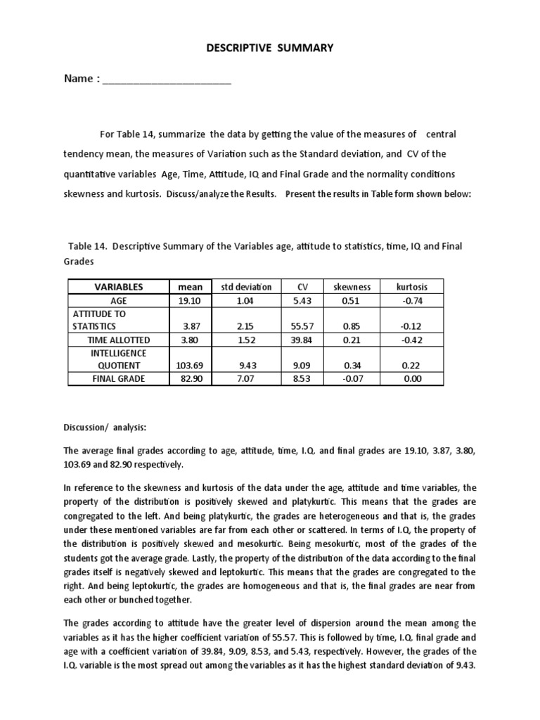 Worksheet Nunber 13 ANSWERED | PDF | Skewness | Analysis