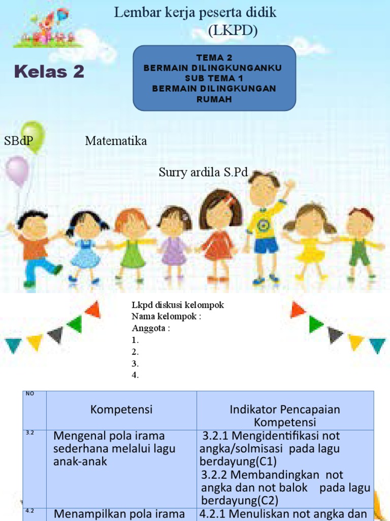LKPD Tema 2 | PDF | Seni & Disiplin Bahasa | Kajian Bahasa Asing