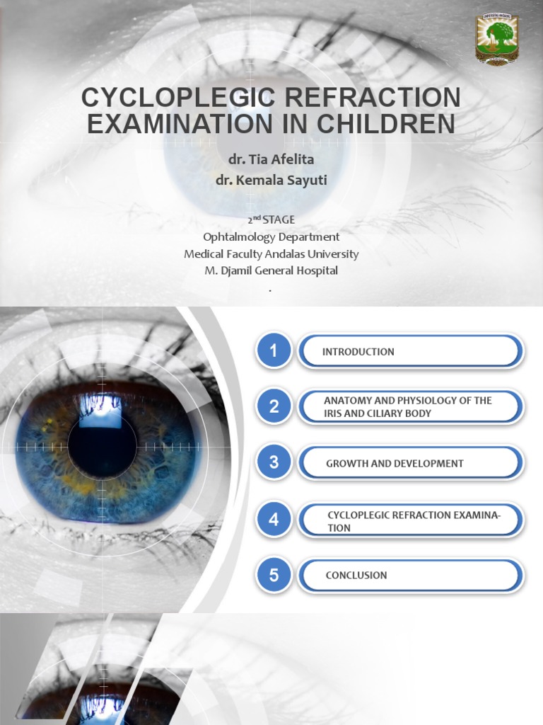 Pemeriksaan Refraksi Sikloplegik Pada Anak | PDF | Light | Anatomy