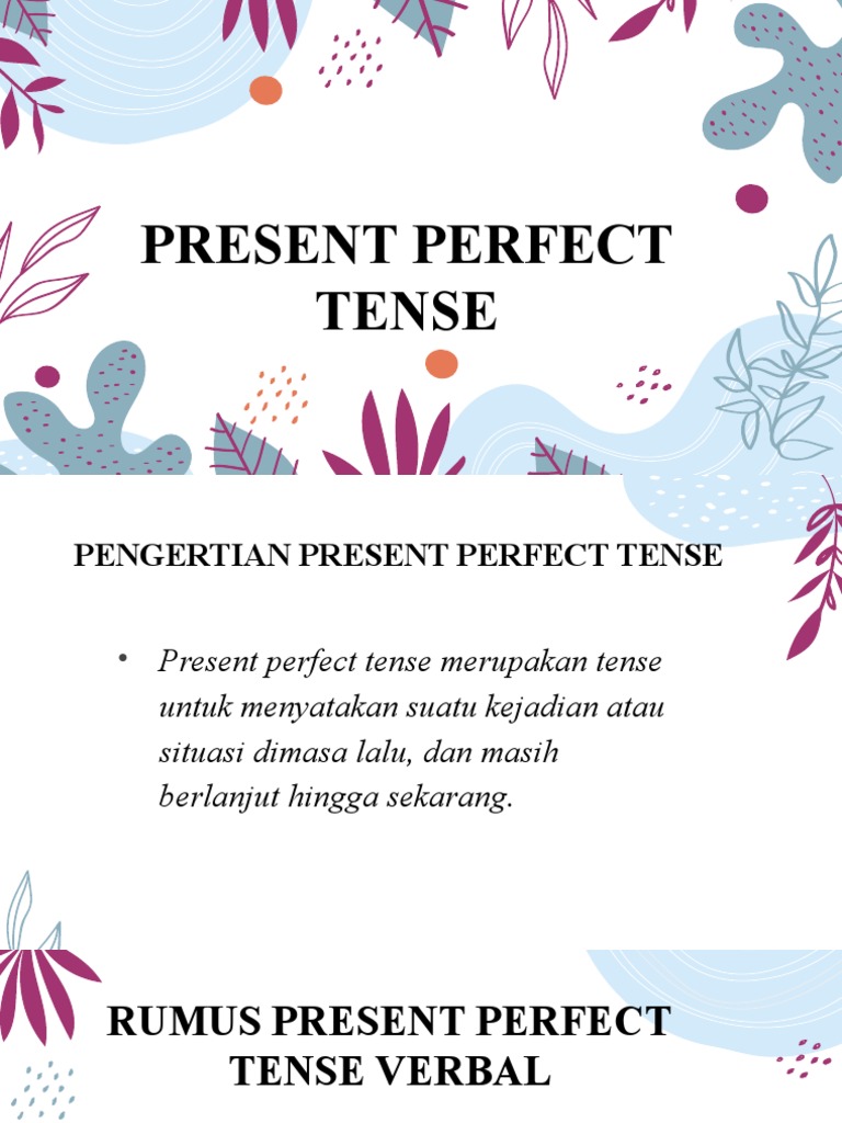 Understanding Present Perfect Tense | PDF