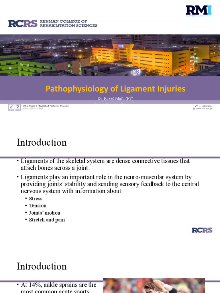 Pathophysiology of Ligament Injuries | PDF | Deformation (Engineering ...