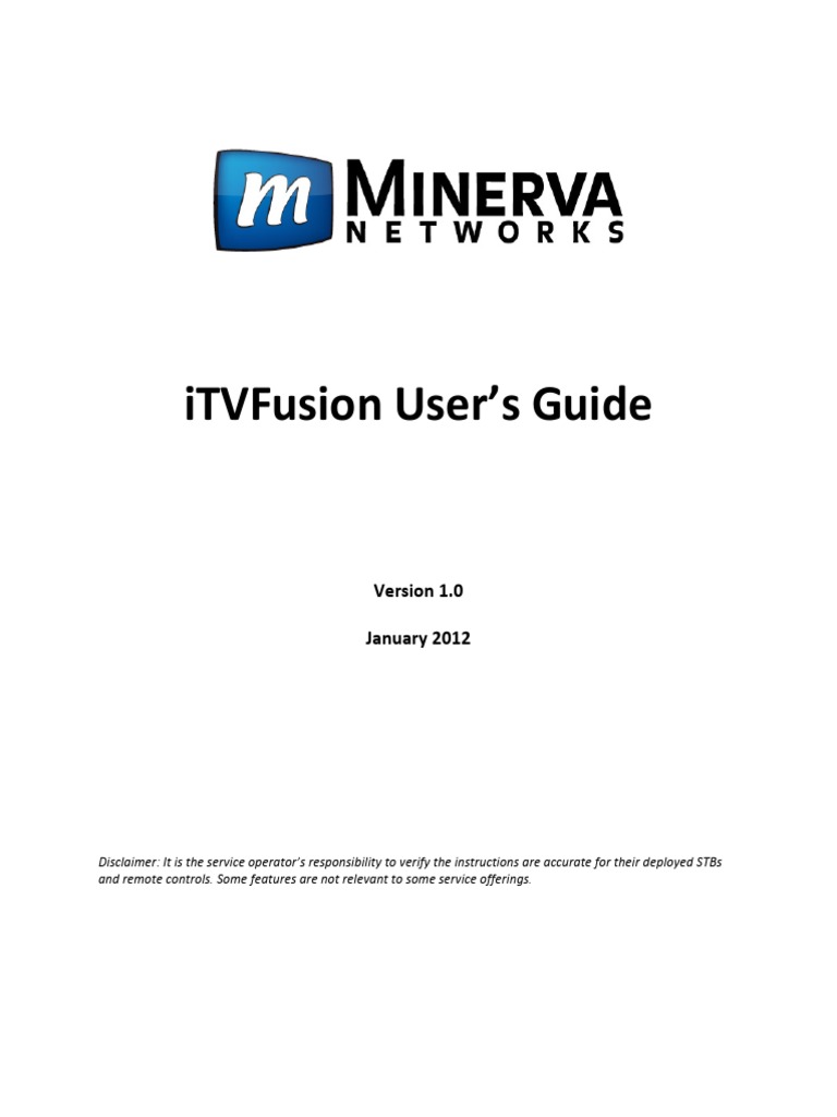 Minerva Users Guide - Ver1 0 Revised | PDF | Menu (Computing) | Digital ...