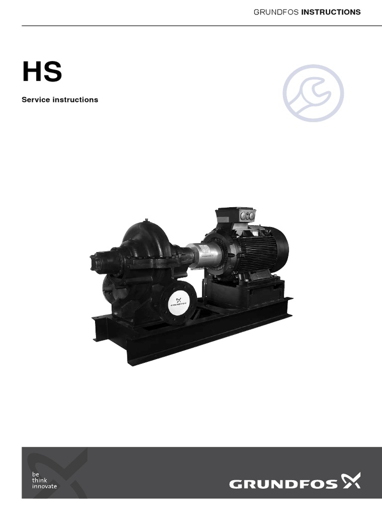 HS Pump Version 5 (Service Instruction) | PDF | Bearing (Mechanical) | Pump