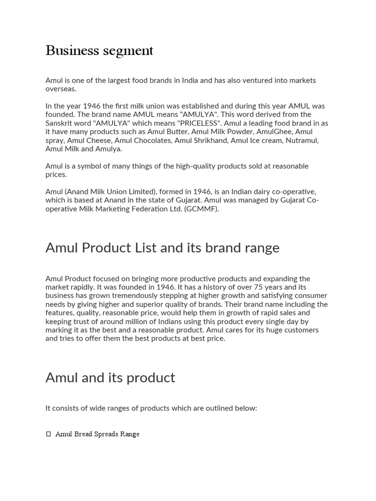 Company Introduction | PDF | Economies | Dairy