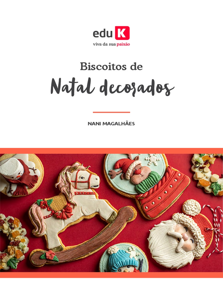 Apostila Biscoitos de Natal Decorados Nani Magalhaes | PDF | Chocolate ...