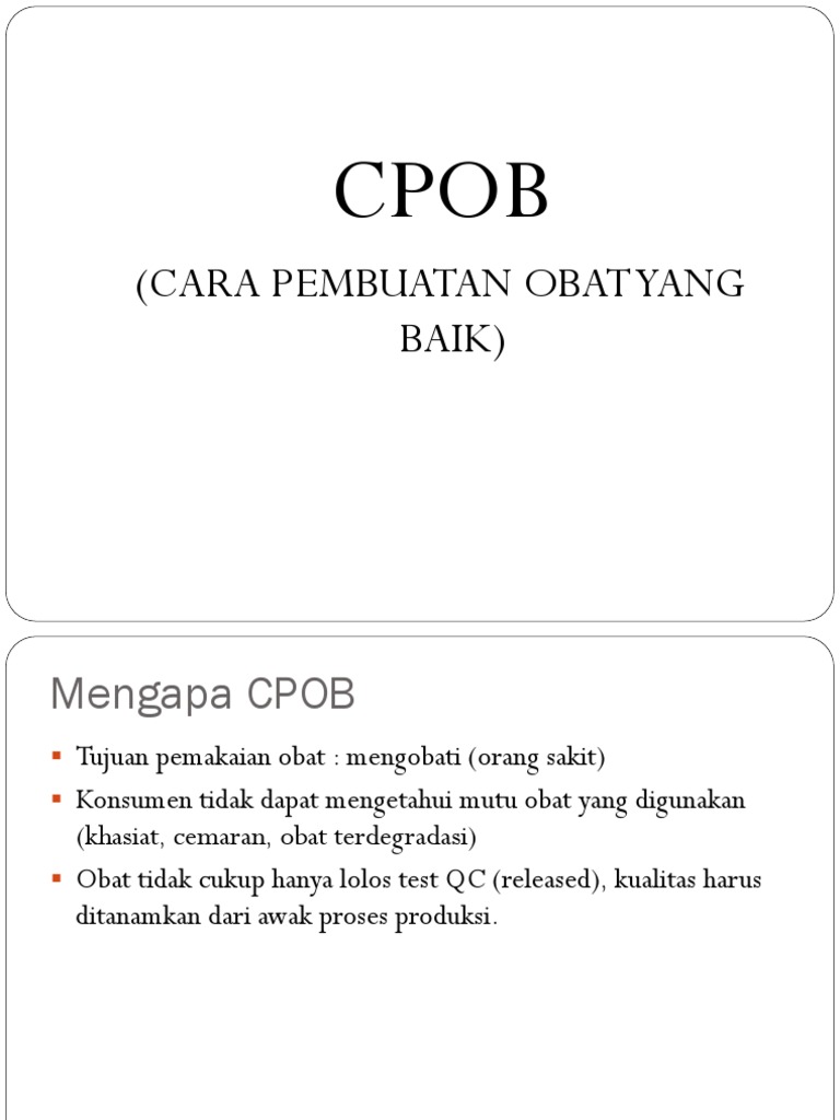 Cpob | PDF