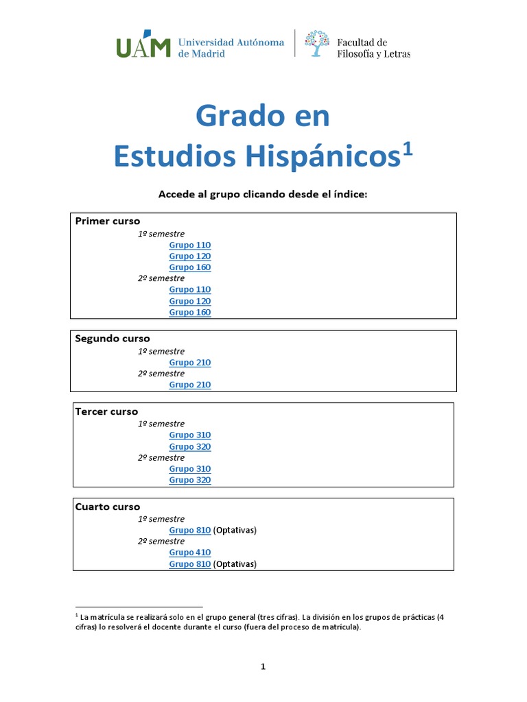 Grado en Estudios Hispa - Nicos | PDF | Comunicación | Lenguas de Europa