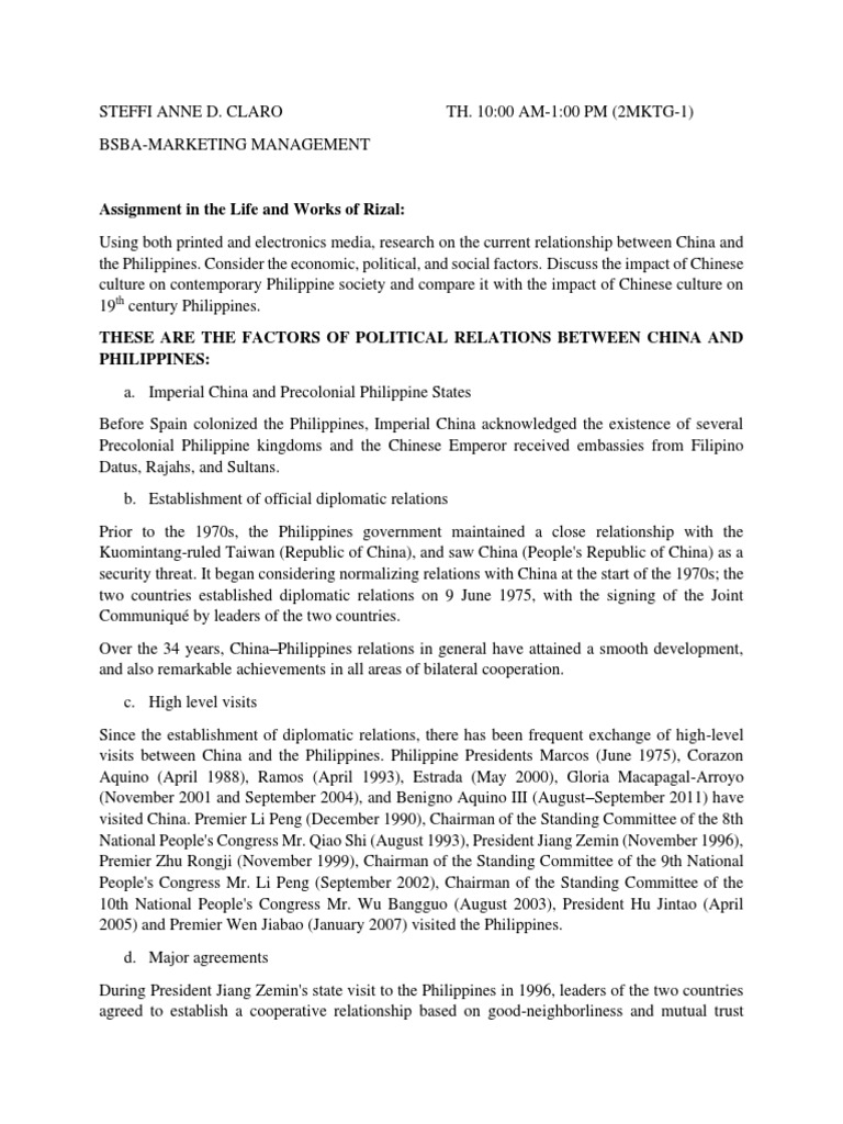 CLARO Module 4 Assignment 1 The Life and Works of Rizal | PDF