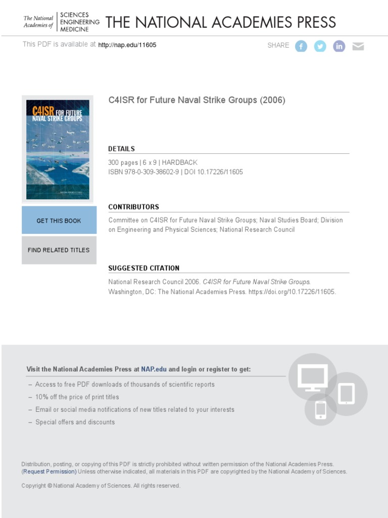 C4ISR For Future Naval Strike Groups | PDF | United States Navy ...