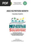 DOH Nutrition Program Overview | PDF | Micronutrient | Malnutrition
