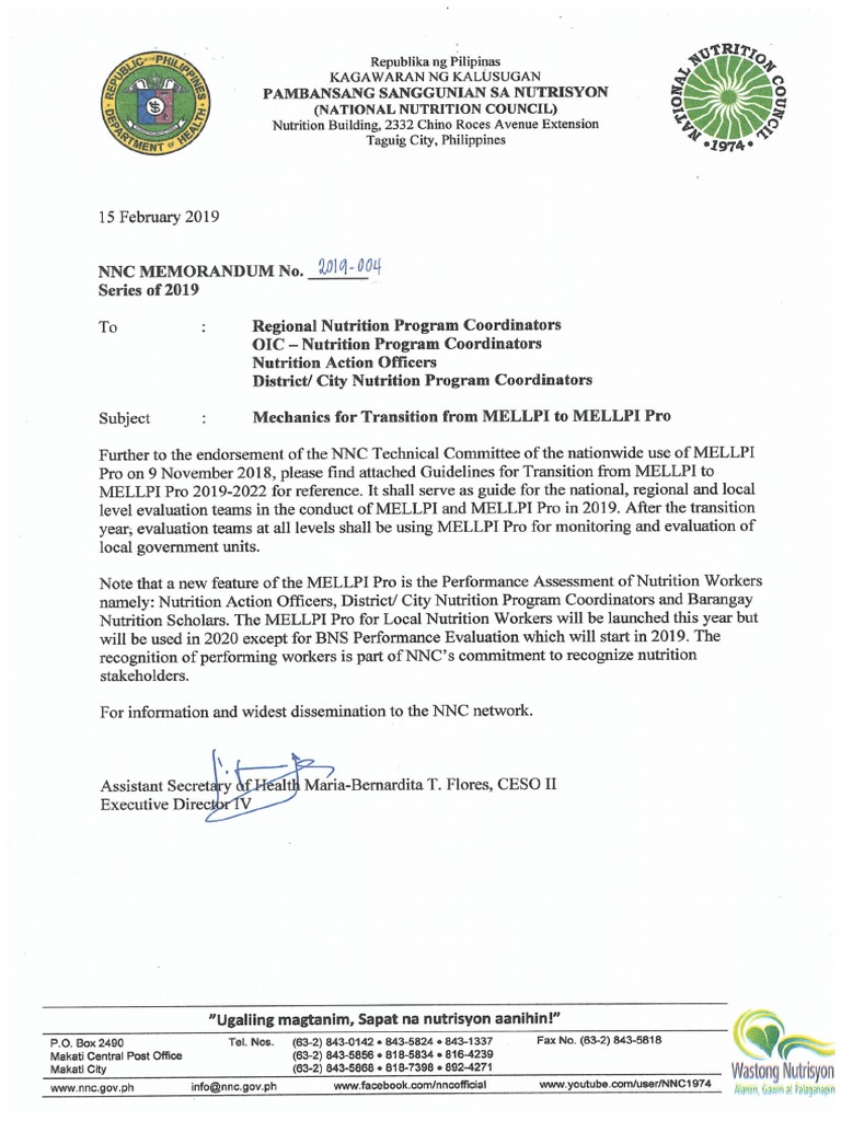 Guidelines For Transition From MELLPI To MELLPI Pro | PDF