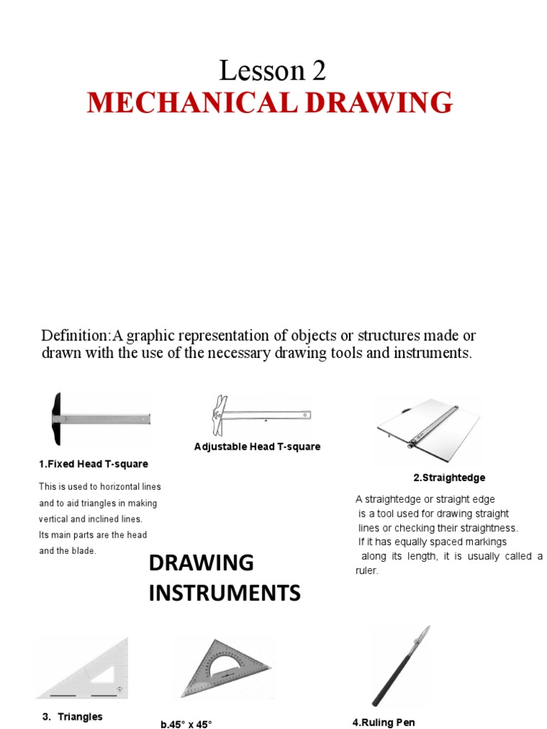 Mechanical Drawing Lecture | PDF | Technical Drawing | Drawing