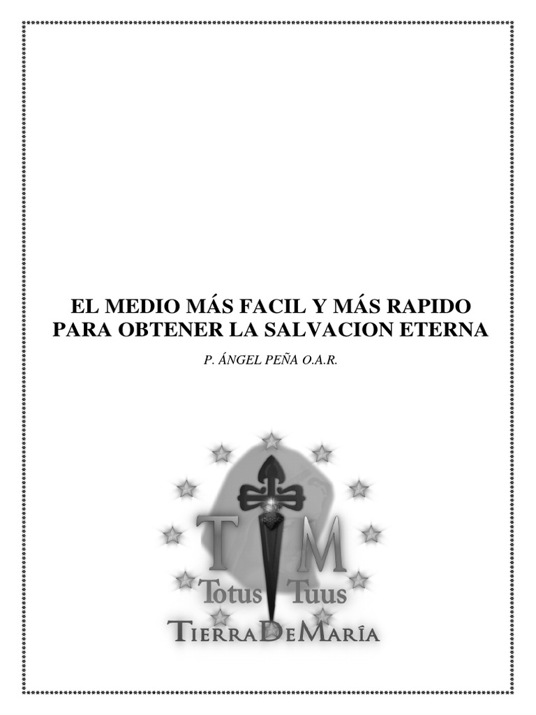 Medios de Salvacion - Angel Peña - TM | PDF | María, madre de Jesús ...