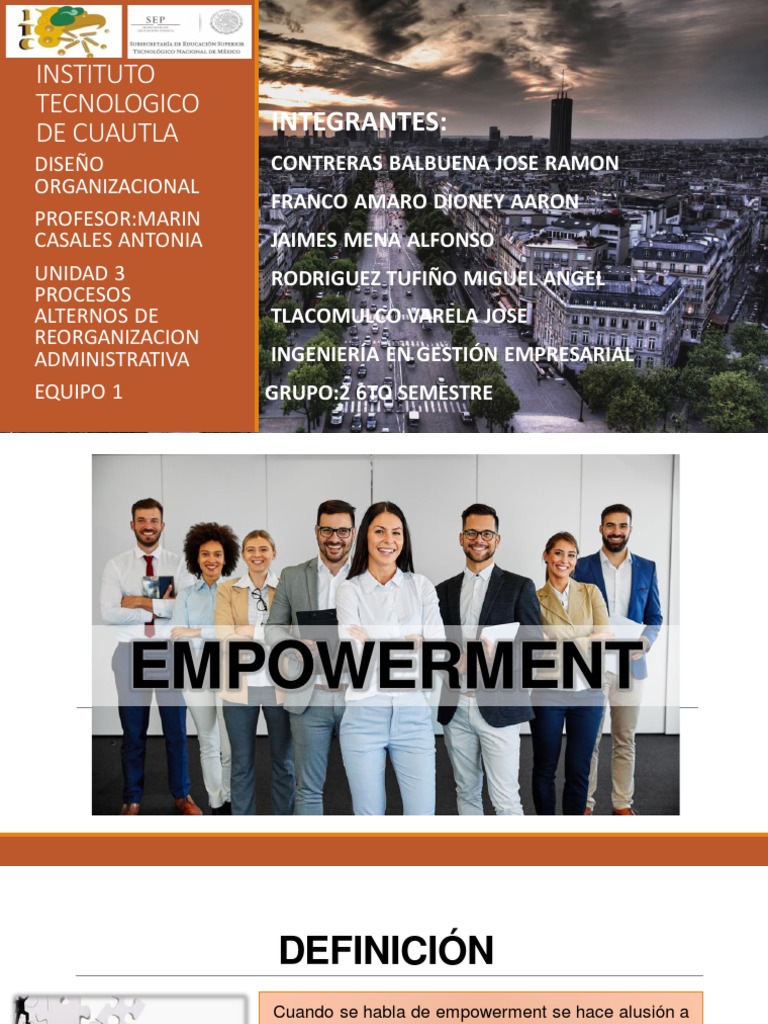 EMPOWERMENT | PDF | Empoderamiento | Liderazgo