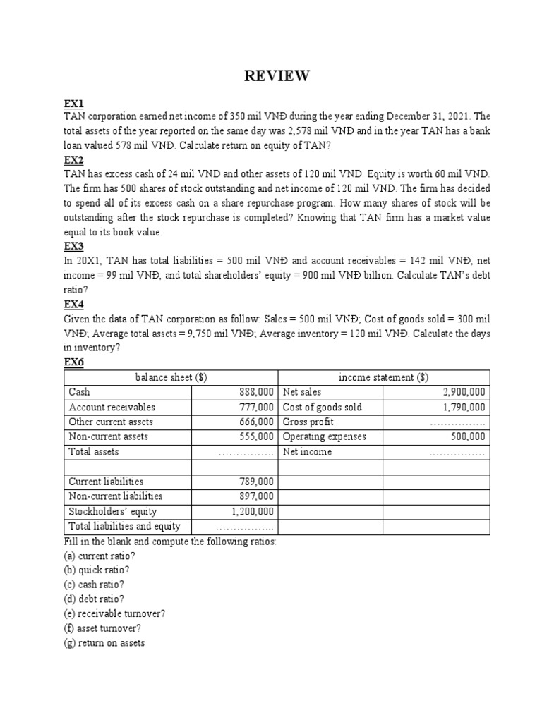 Review Final | PDF | Cost Of Capital | Equity (Finance)