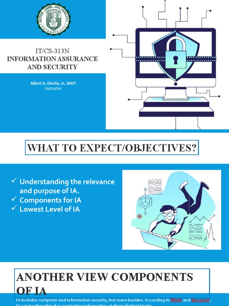 Relevance and Purpose of IA Continuation REFERENCES | Download Free PDF | Security | Computer ...