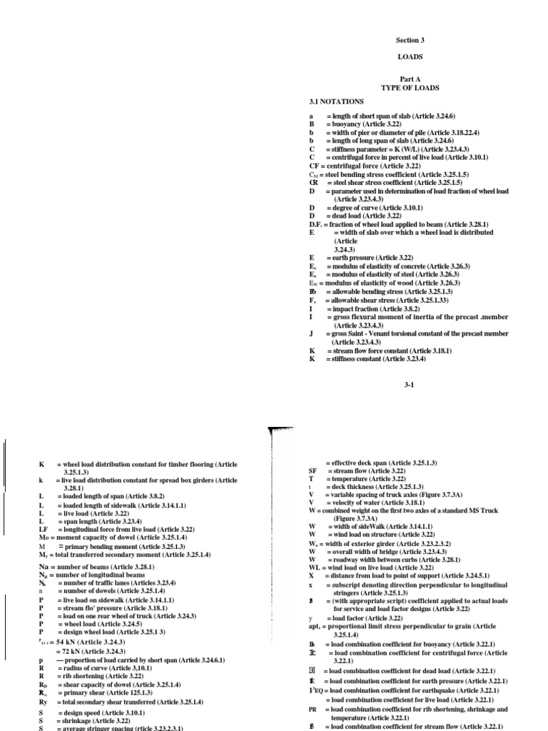 NSCP Section 34 Text | Download Free PDF | Bending | Lane