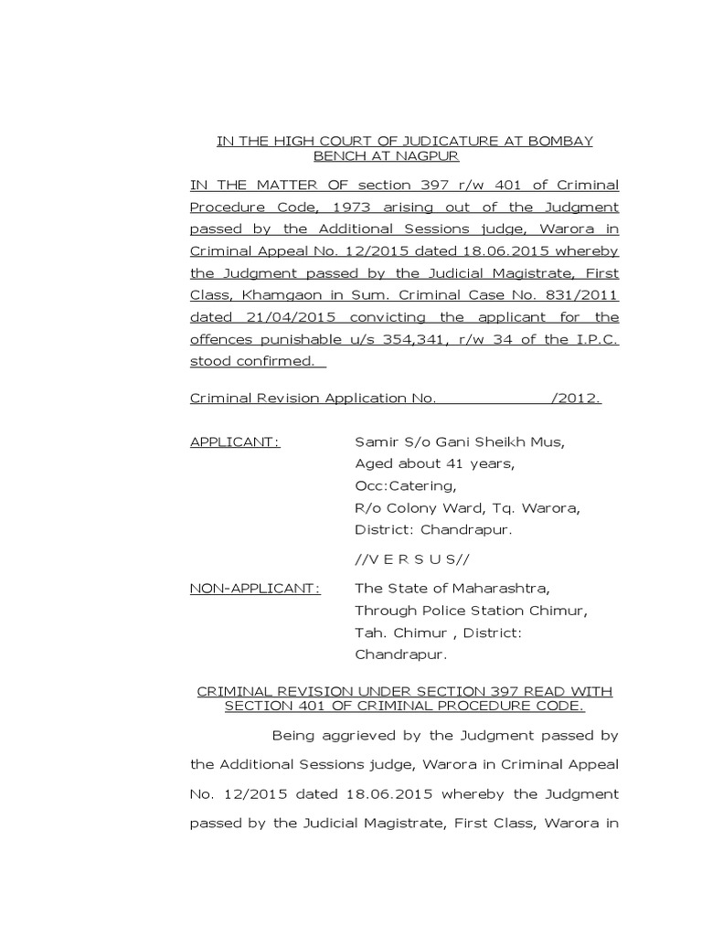 Burkute Criminal Application | PDF | Fine (Penalty) | Judgment (Law)
