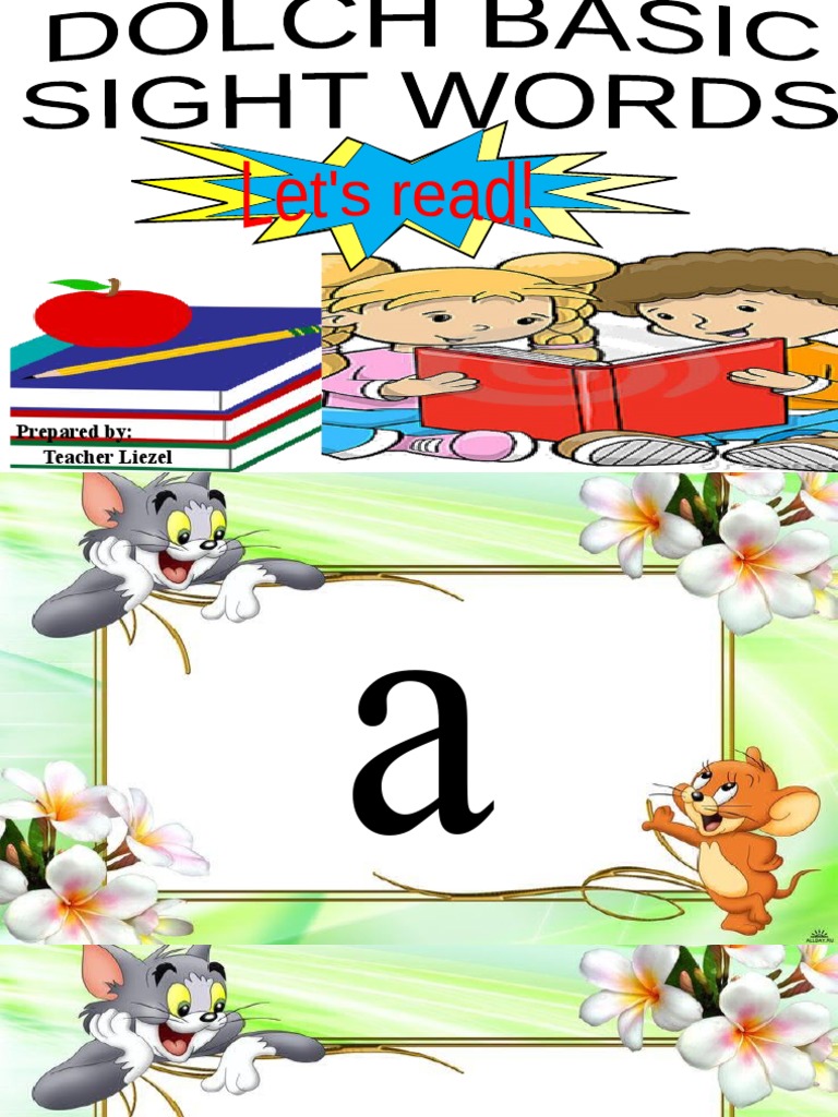 Dolch Basic Sight Words | PDF | Poetry