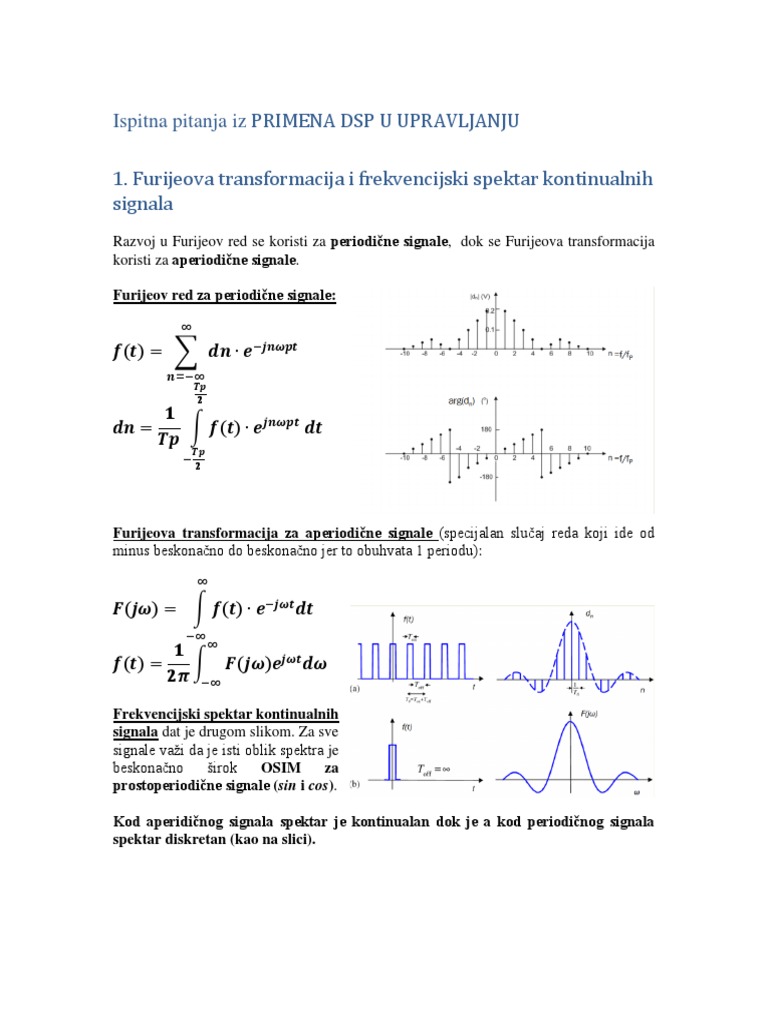 DSP-Final-Skripta-1 | PDF