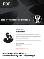 Inner Circle Trader Ict Forex Ict Notes | PDF | Market Trend | Day Trading