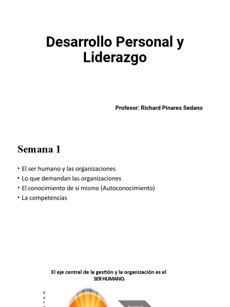 Desarrollo Personal y Liderazgo | PDF | Las emociones | Motivacional