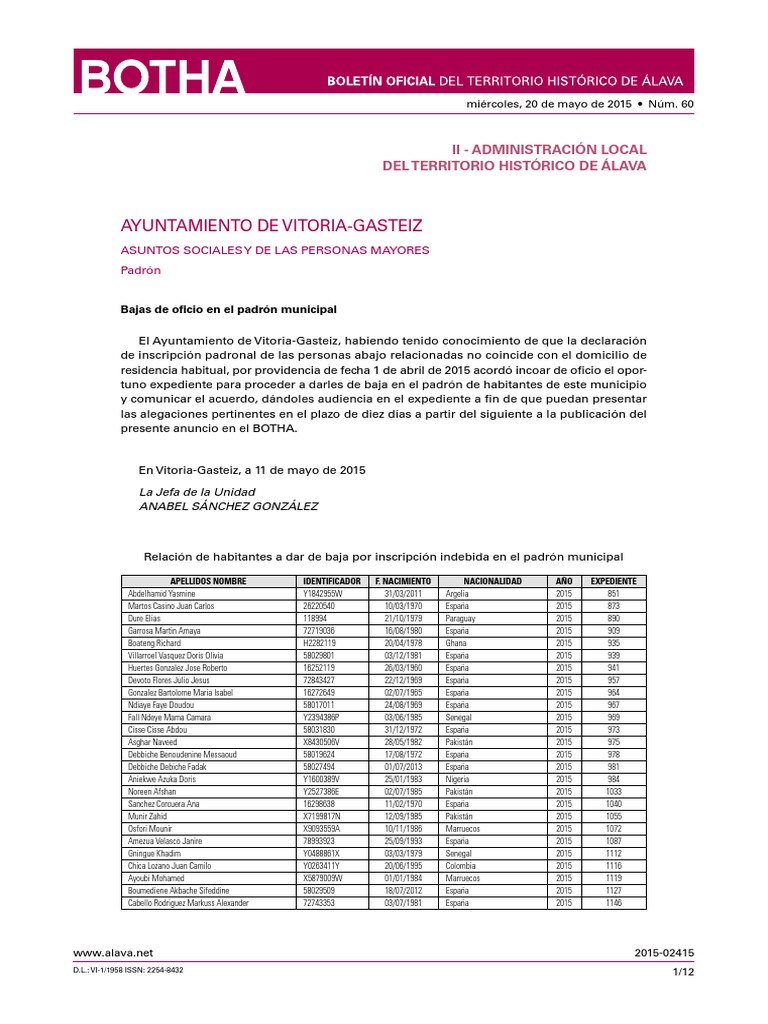 Ayuntamiento de Vitoria-Gasteiz | PDF