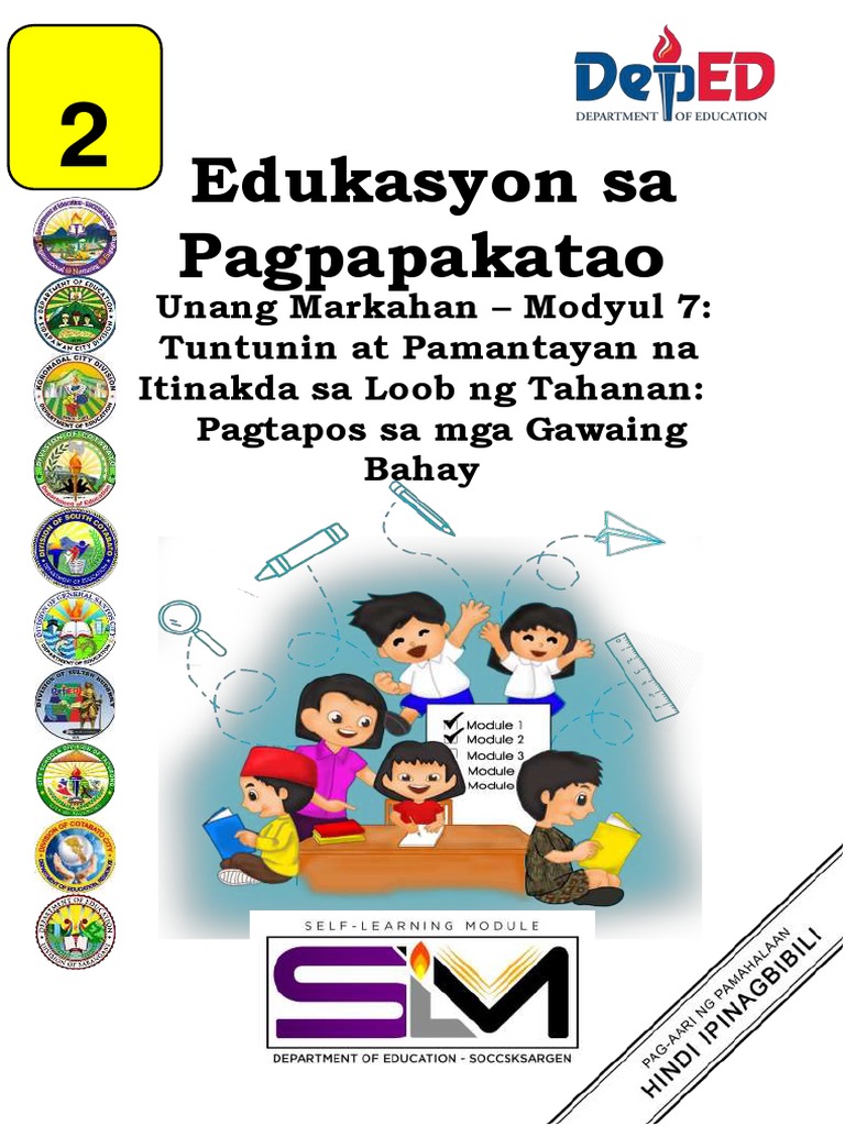 ESP2 - q1 - Mod7of8 - Naipapakita Ang Pagsunod Sa Mga Tuntunin Sa ...