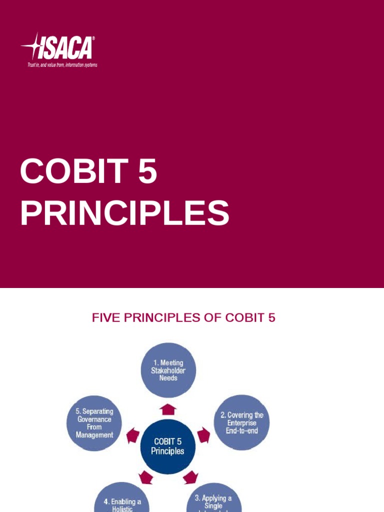 Tamam Isaca Cobit 5 Foundation 5 Principles Pdf