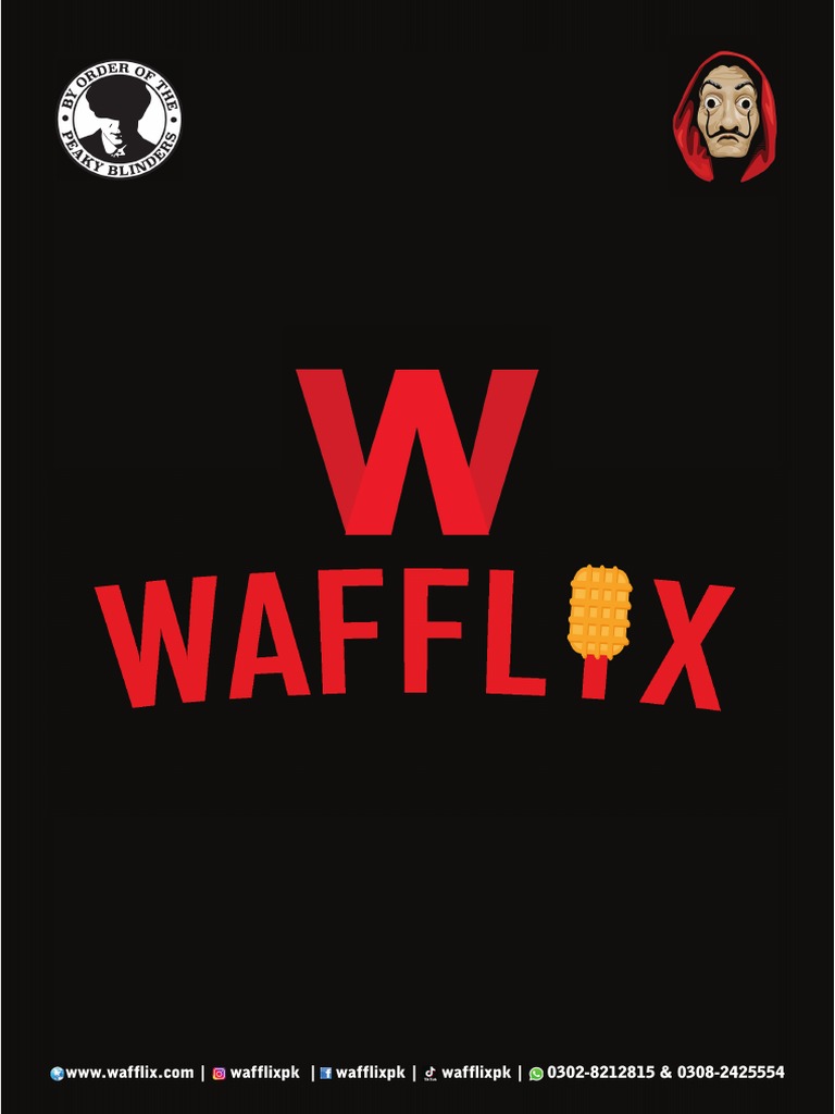 WAFFLES Menu Final | PDF | Pancake | Waffle