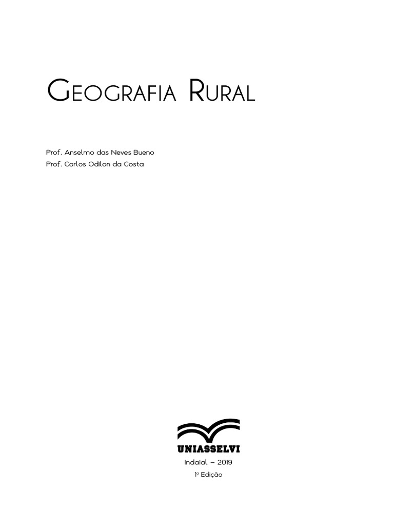 Geografia Rural | Download grátis PDF | Geografia | Economia