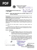 Customs Transit and Transshipment Guide | PDF | Customs | Bill Of Lading